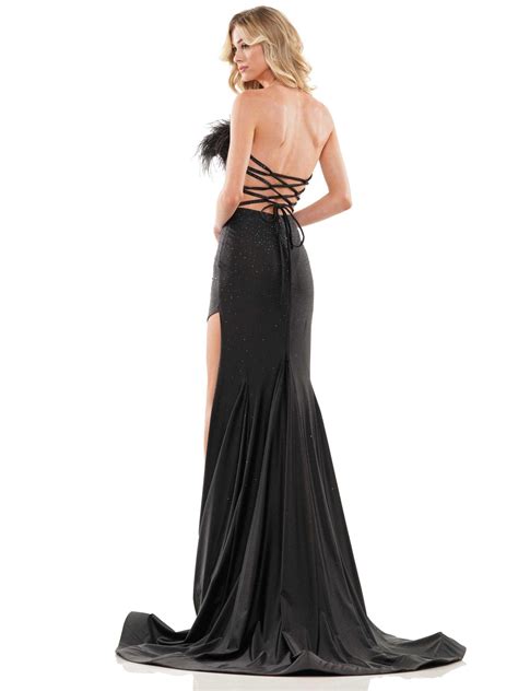 Black Colors 2874 Colors Strapless Long Sexy Prom Dress For 49999
