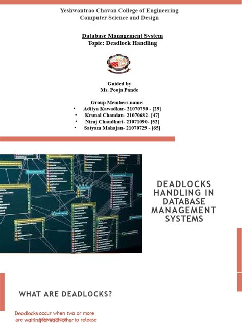 Deadlock Handling Dbms Pdf Database Transaction Databases