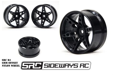 Src R1 Wheels Offset 6mm Black Src R1 Bk Élite Drift Shop