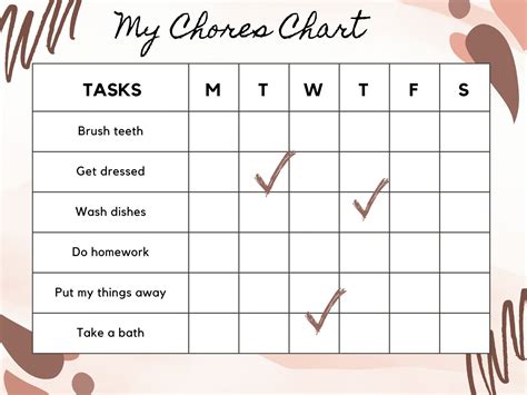 Free Chore Chart Templates