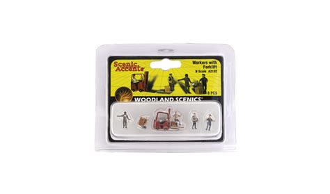 Woodland Scenics A2192 Workers With Forklift N Scale Midwest