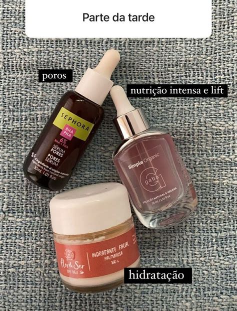 Pin De Ludmila Assis Em Cuidados Com A Pele Produtos Para O Rosto Rotinas De Beleza Produtos