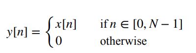 Finding Discrete Fourier Transform DFT For Different DFT Size Signal Processing Stack Exchange