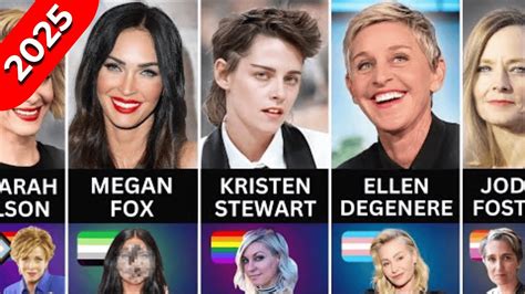 🌈 Top 100 Lesbian Celebrities Hollywood Actresses Youtube