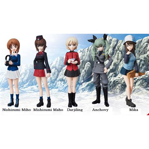 Ultra Detail Figure Girls Und Panzer Complete Set Medicom Toy