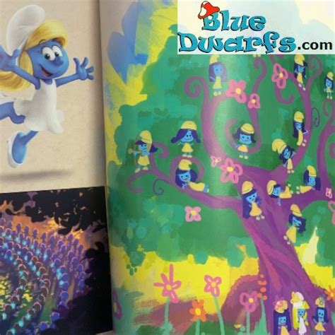 Illustration Book English Language The Art Of Smurfs The Lost