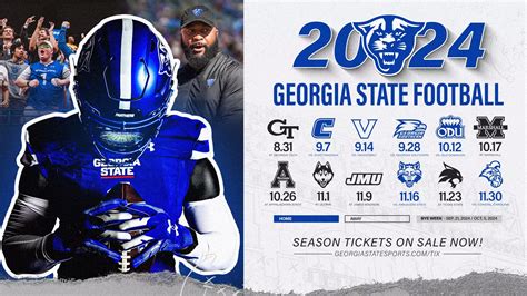 The 2024 Football Schedule Is Out Georgia State University