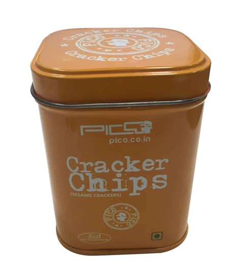 Rectangular Cracker Chips Tin Container At ₹ 40 Piece In Navi Mumbai Id 2853136777512
