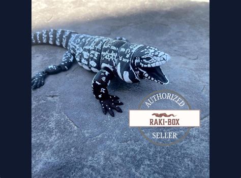 3d Printed Articulated Tegu Lizard Etsy
