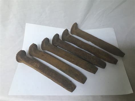 Vintage Railroad Pegs Railway Spikes Coat Pegs Hardware Coat Etsy