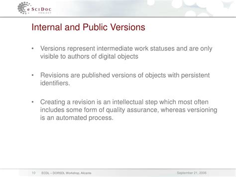ppt versioning of digital objects in a fedora based repository