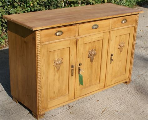 Stripped Pine Sideboard Buffet Antiques Atlas