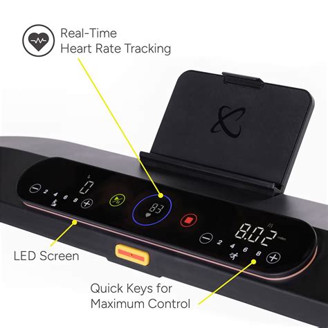 Centr Runr Folding Treadmill Compact 3 Hp Motor And Cloud Cushion