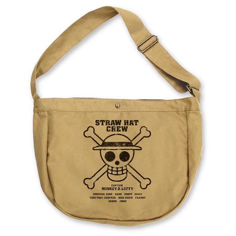 One Piece Straw Hat Crew Newspaper Bag Khaki Cospa Nin Nin