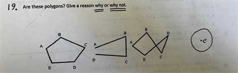 Answered 19 Are These Polygons Give A Reason Why Or Why Not Bac To A