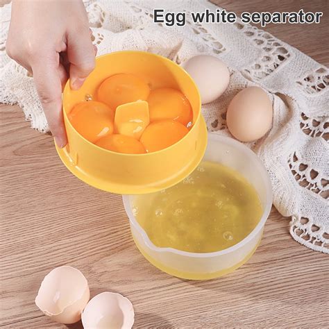 Yesbay Egg White Separator Rapid Shell Breaking Time Saving Kitchen
