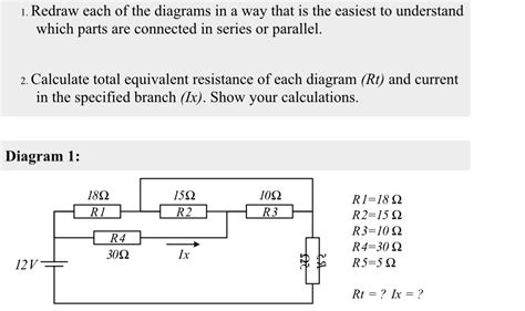 solved 1 redraw each of the diagrams in a way that is the