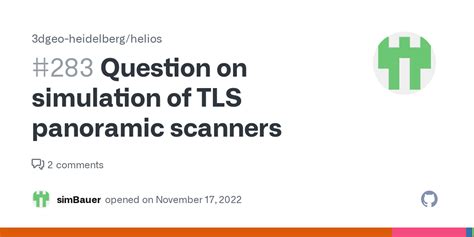 Question On Simulation Of Tls Panoramic Scanners · Issue 283 · 3dgeo Heidelberghelios · Github