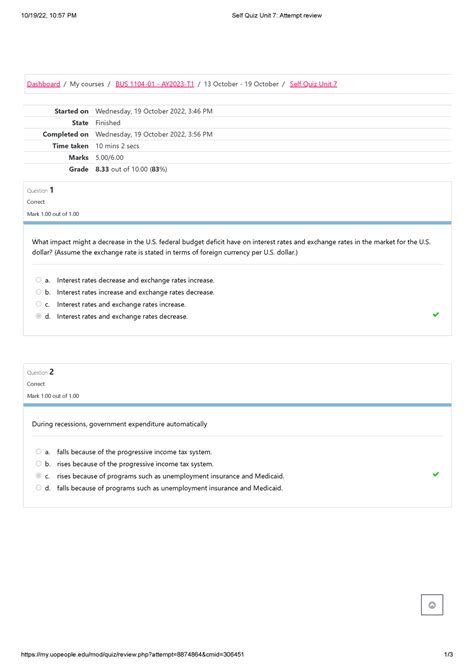 Self Quiz Unit 7 Attempt Review 10 19 22 10 57 Pm Self Quiz Unit 7