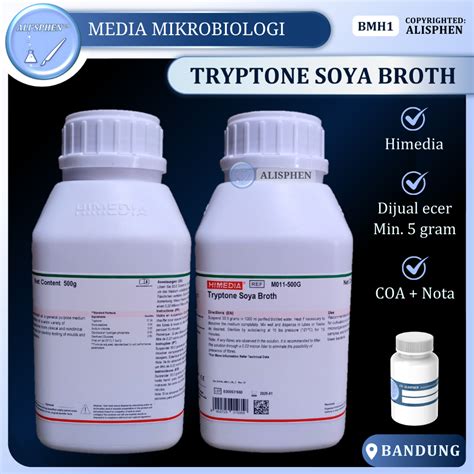 Jual [bmh1] Tsb Tryptone Soya Broth Himedia Media Mikrobiologi