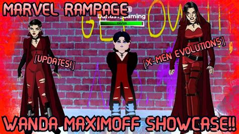 New Code Wanda Maximoff X Men Evolution Showcase And Review All New Updates Marvel Rampage