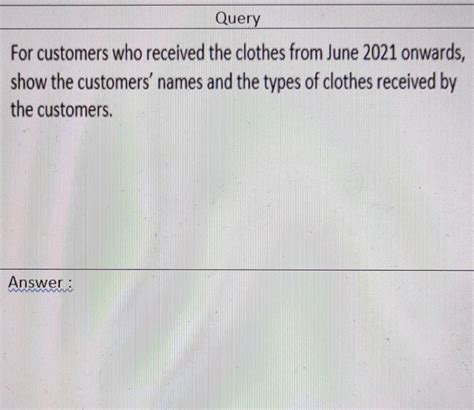 Solved CREATE TABLE Customer Customer No Char NOT NULL Chegg