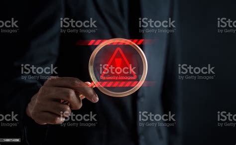 System Warning Error Popup And Maintenance Showing Cyber Attack On