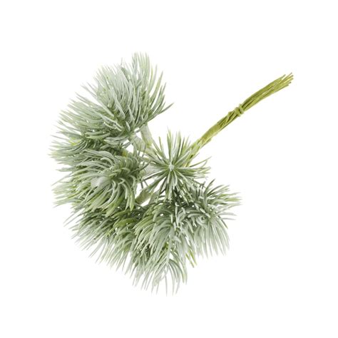 Artificial Pine Branch Sprig Picks Bundle For Bouquets And Corsages