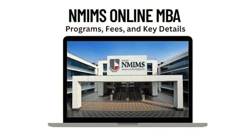 Nmims Online Mba Complete Details 2025 2026