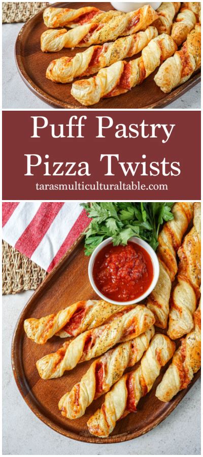 Puff Pastry Pizza Twists Taras Multicultural Table