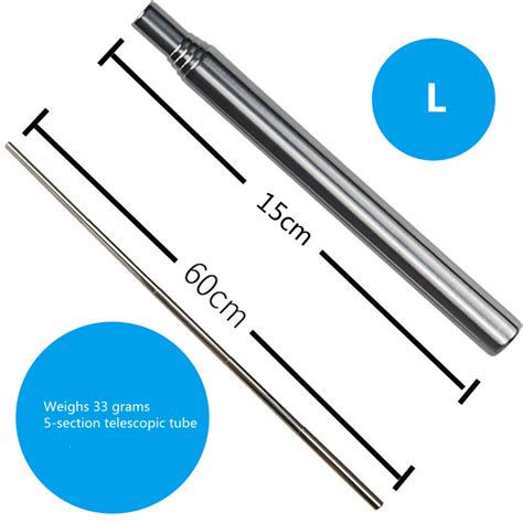 Stainless Steel Blowpipe Pocket Bellow Collapsible Grandado