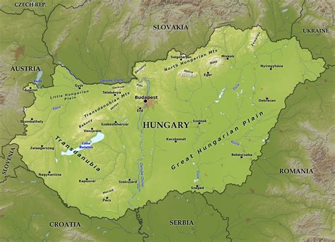 Blue Green Atlas The Geography Of Hungary