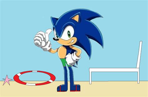 Sonic On The Beach By Hoangthienquan2206 On Deviantart