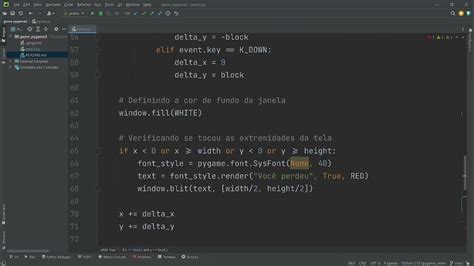 343 acrescentando blocos ao bloco que se movimenta no pygame python
