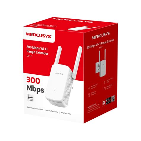 Me12 300 Mbps Wi Fi Range Extender Mercusys