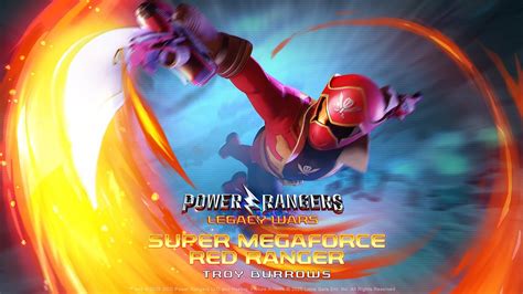 Troy Burrows Super Megaforce Red Ranger Official Moveset Power