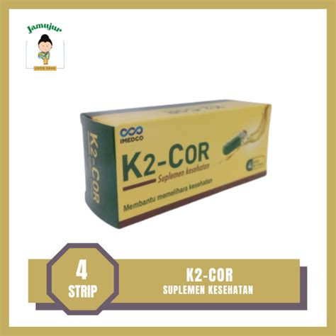 K2 Cor Capsule Isi 28 Tab Vitamin Kesehatan Pembuluh Darah Lazada Indonesia