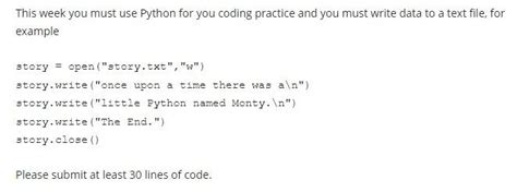 Solved This Week You Must Use Python For You Coding Practice Chegg Com