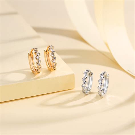 Jual Lanme Jewelry Anting Wanita Lapis Emas Hoop Emas Sense Anting