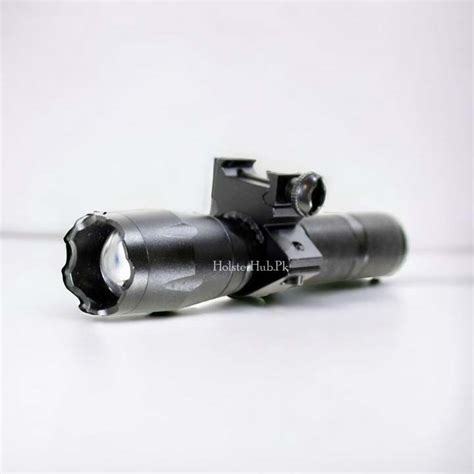 Tactical Rail Master Pro Flashlight For 20mm Picatinny Rail M16 M4
