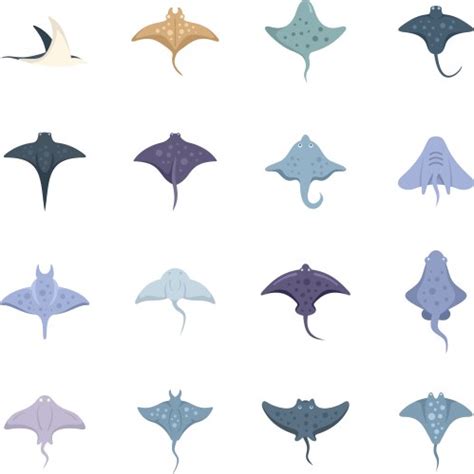 Ocean Stingray Vector Images Over 4700