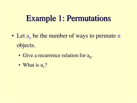 Ppt Recurrence Relations In Mathematics Powerpoint Presentation Free