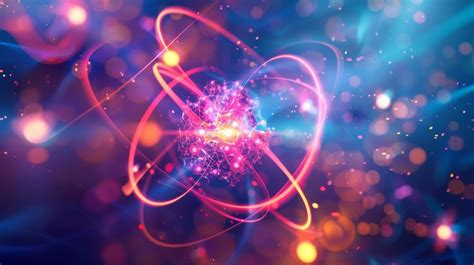 Premium Photo Subatomic Particles Quantum Environments Abstract Background
