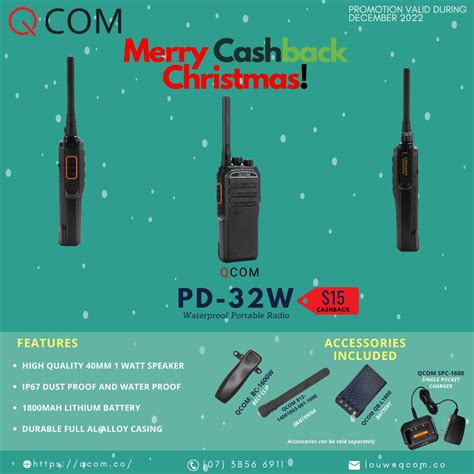 Qcoms Featured Radio Of The Week Qcompd 32w This Waterproof And Non