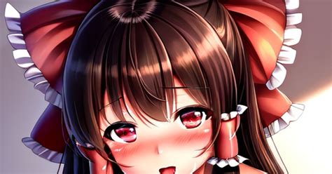 博麗霊夢 ムチムチ霊夢さん⑥ I紳士イラストのイラスト Pixiv