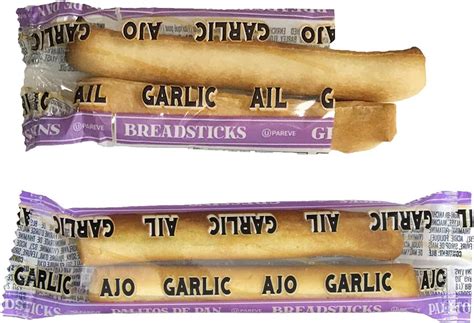 Clown Global Brands Garlic Breadsticks 50 Count Case Two Breadsticks Per