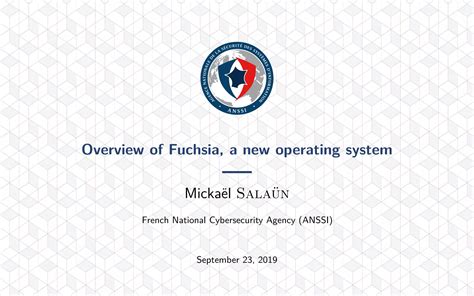 Embedded Recipes 2019 Overview Of Fuchsia A New Operating System Ppt