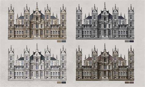 Wayne Manor Floor Plans