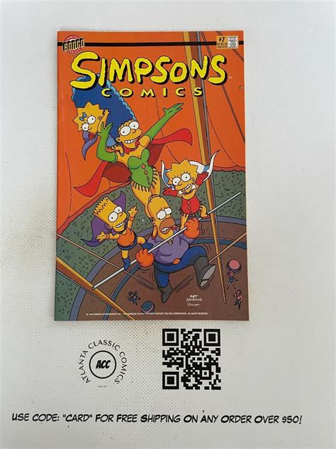 Simpsons Comics 7 Nm 1st Print Bongo Comic Book Homer Bart Lisa Marge