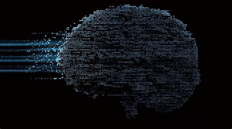 Digital Brain Data Stream Premium Ai Generated Image